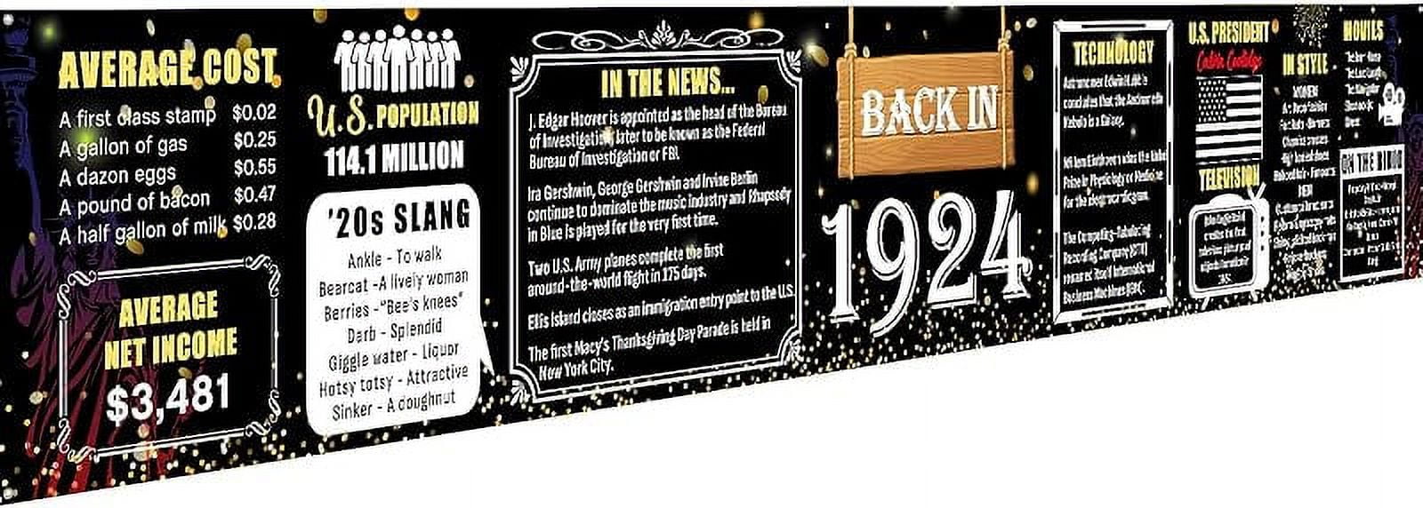 DTH birthday banner, 120 "x 20" large back in 1974 party decorations ...