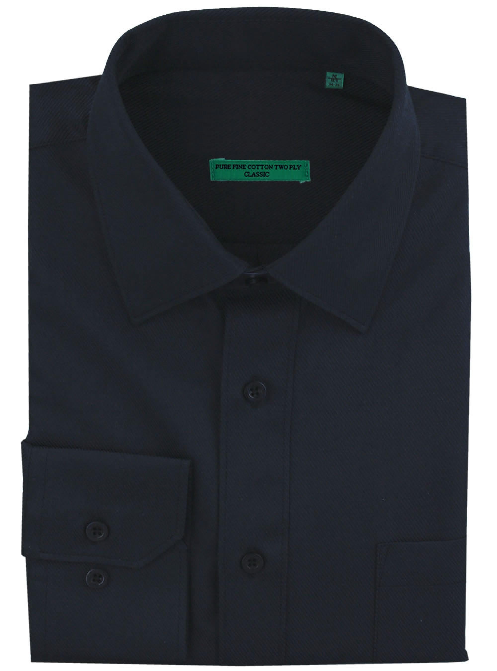 Mens Black Shirt DTI DARYA TRADING BB Signature Classic Fit - Walmart.com