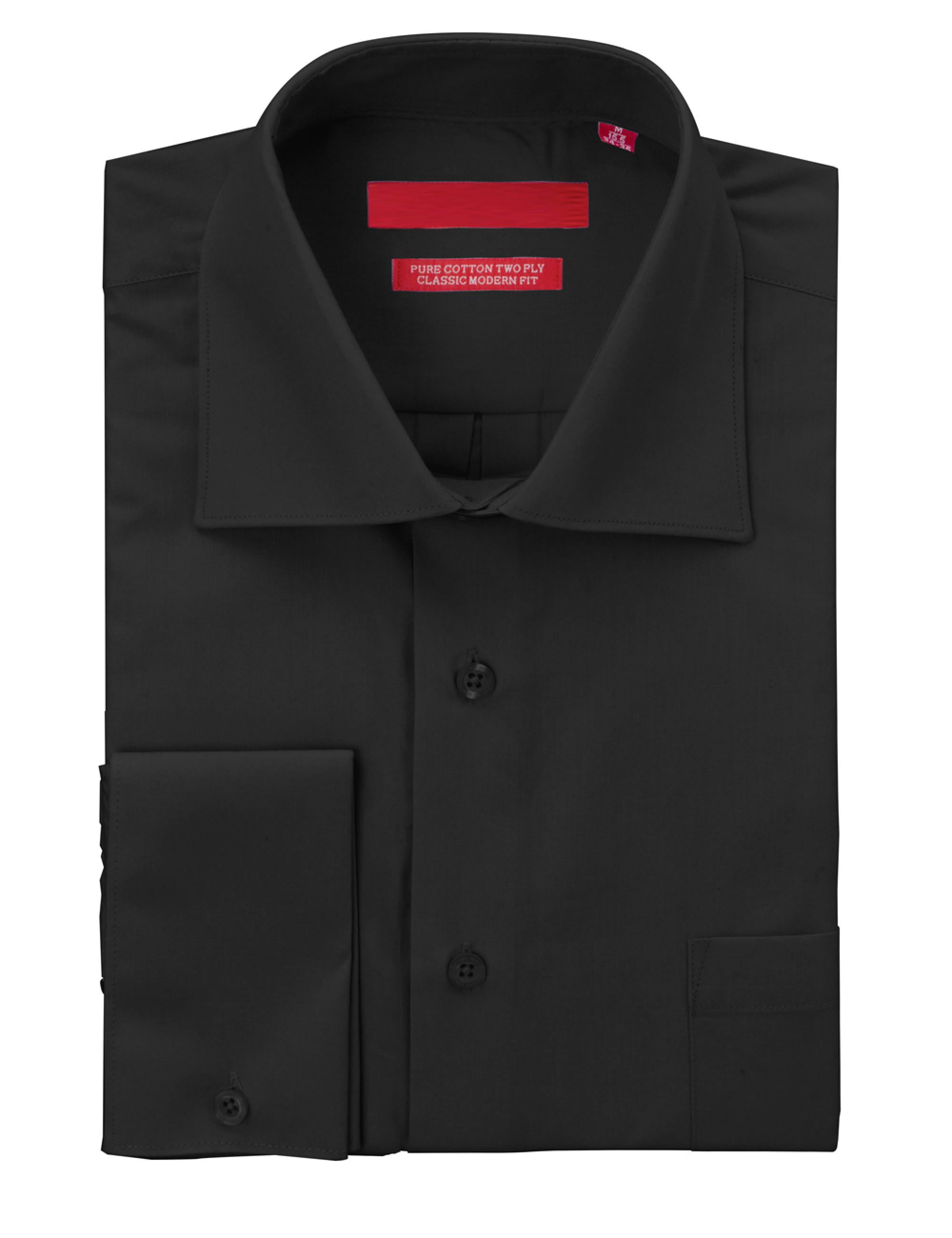 Mens Black Shirt DTI DARYA TRADING GV Executive Dress Pure - Walmart.com