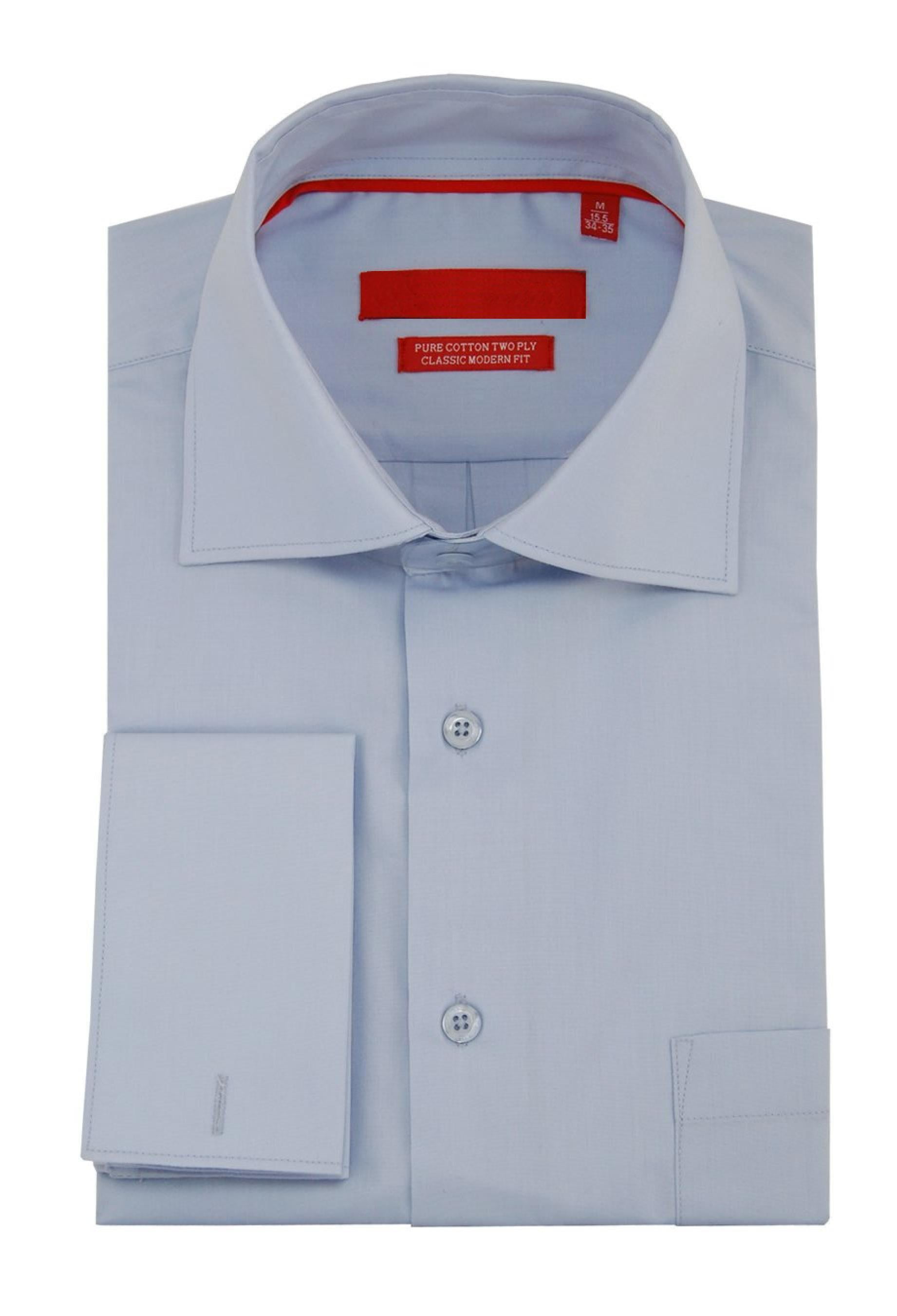 Mens Light Blue Shirt DTI DARYA TRADING GV Executive Modern - Walmart.com