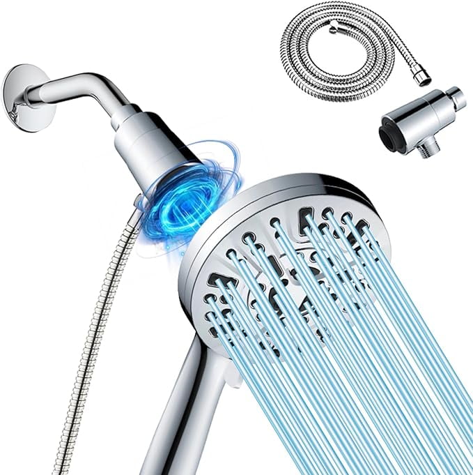 DTIG Magnetic Detachable Shower Head，High Pressure Handheld Showerhead ...