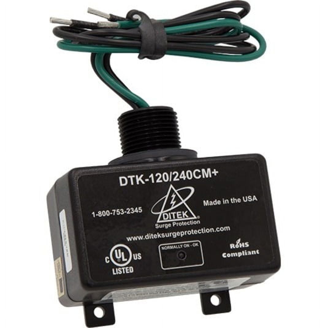 Ditek DTK-120/240 cm+, Surge Protective Device, 50,000 Amp Rating, HVAC ...