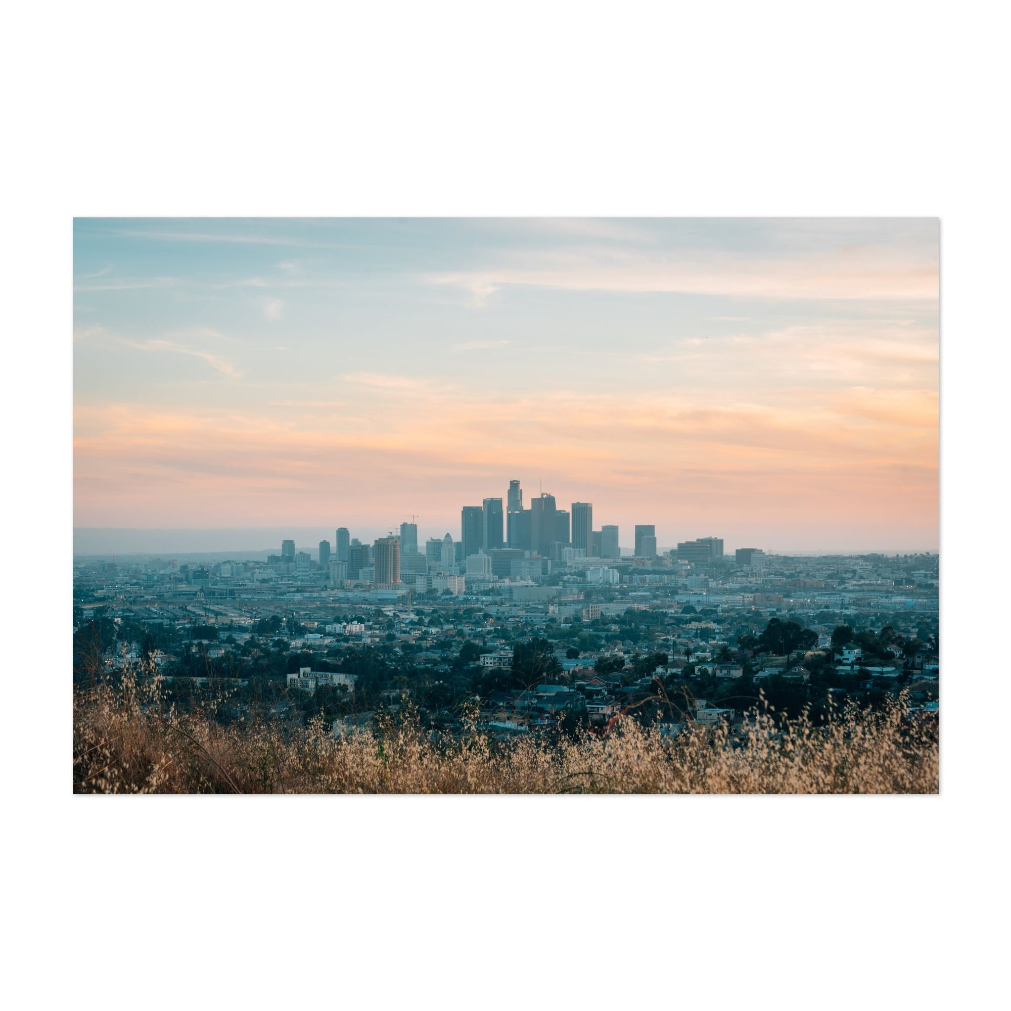 DTLA from Ascot Hills 02 - Los Angeles California Photography Unframed ...
