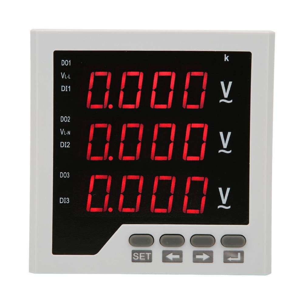 DTM-AV96 Digital Voltmeter 1999 LED Display Panel Programmable Voltage ...