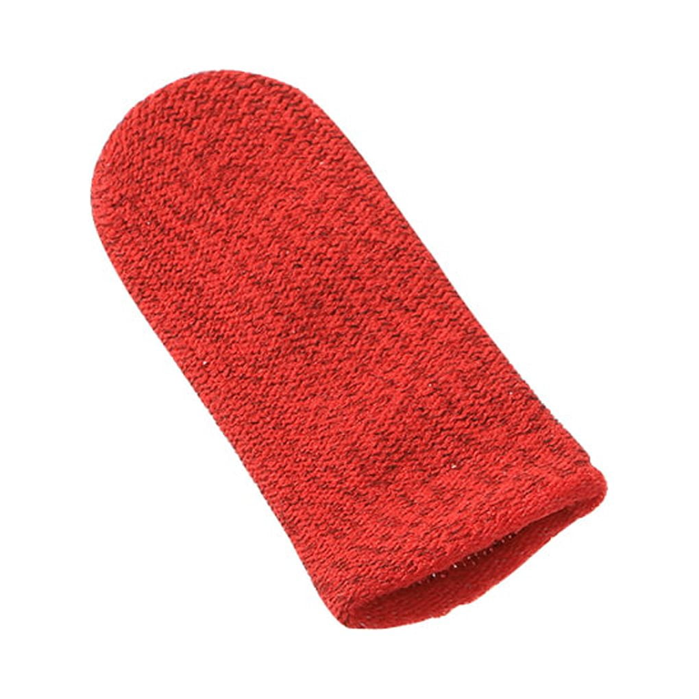 DTOWER 2 Pc Fingertip Fiber Finger Cover Sleeves Anti-Slip Game Finger ...
