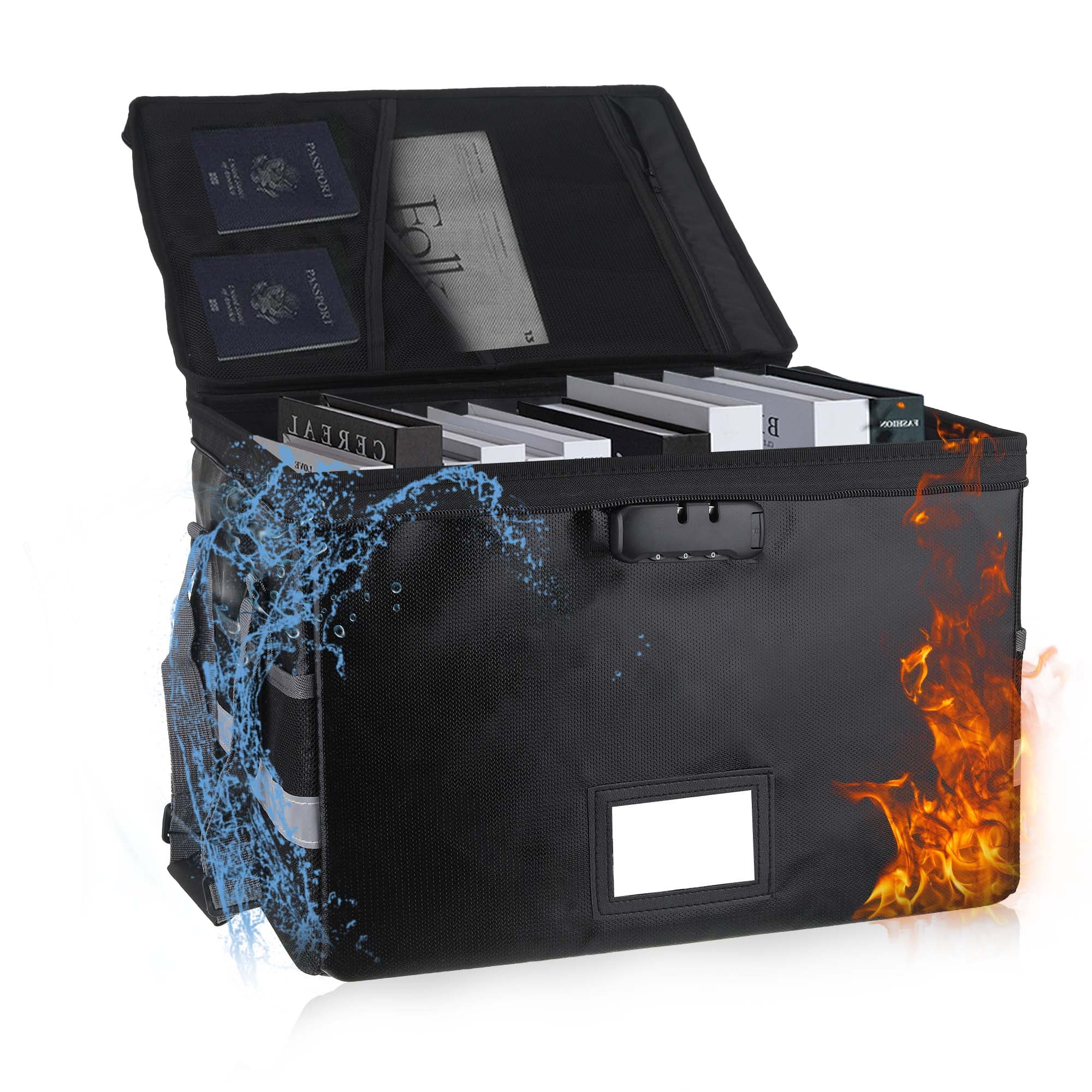 DTOWER Comic Book Storage Box,Fireproof & Water-Resistant Comic Book ...