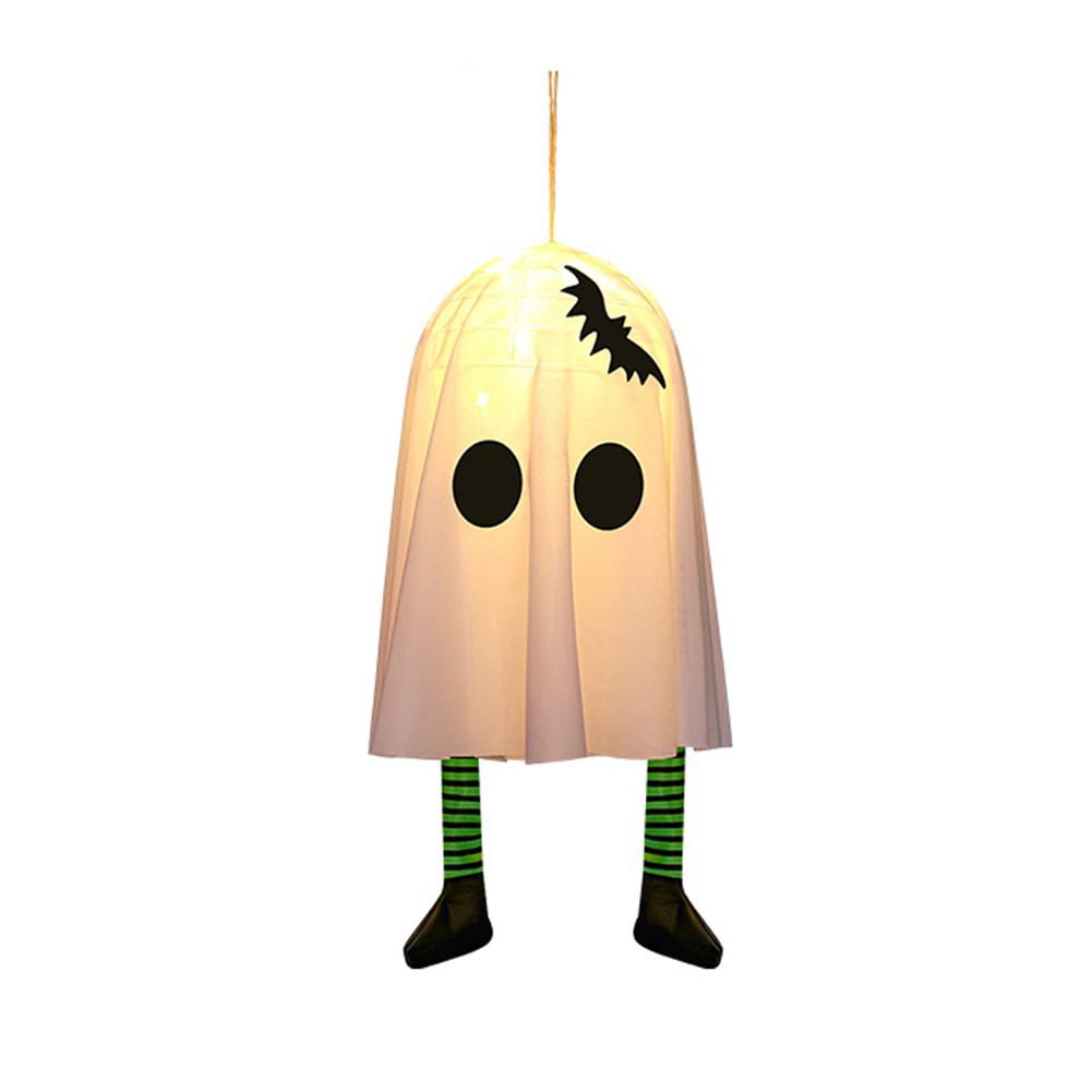 DTREELS Halloween Hanging Ghosts, Hanging Lighted Glowing Ghost with ...