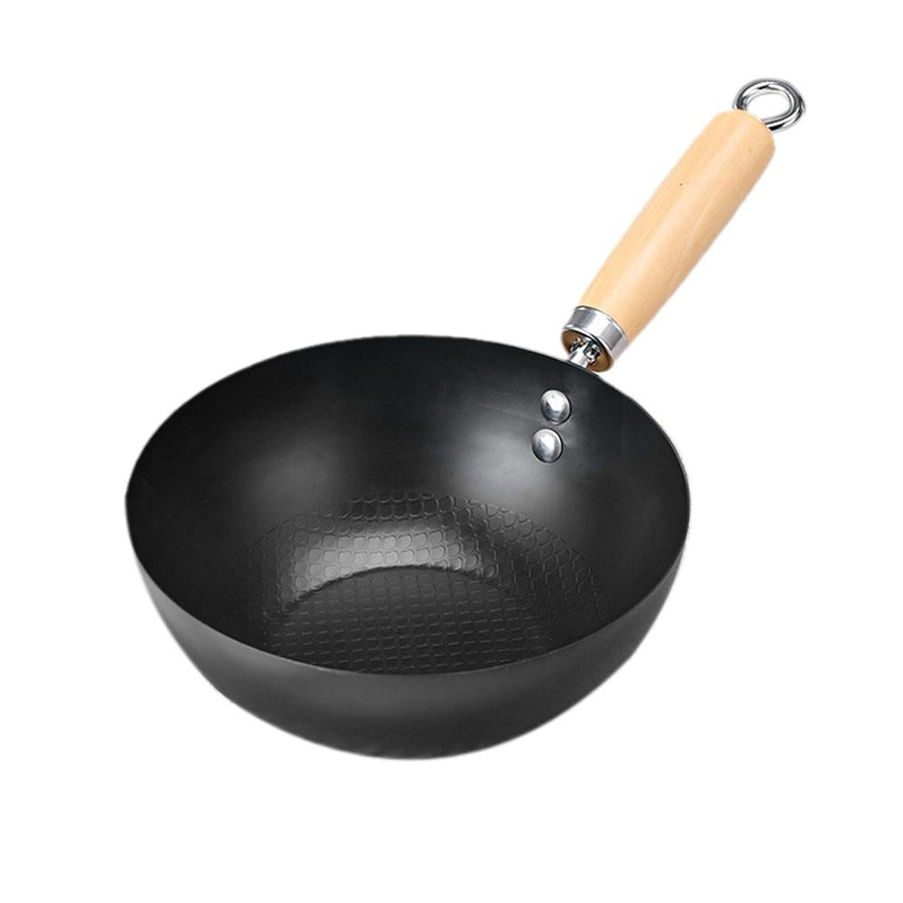 DTREELS Japanese Style Cast Iron Pot, Clear Frying Pot, Black Pot D0 ...