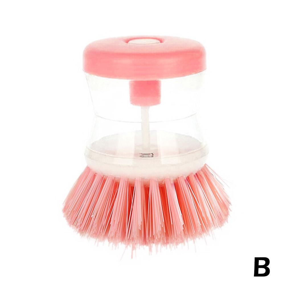DTREELS Refillable Soap Scrub Brush Dispensing Dish Cleaning Washing Up ...