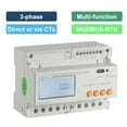 DTSD1352 Din Rail Three Phase Kwh Meter/3 Phase Smart RS485 Power Meter /3 Phase Bi-Direction ...