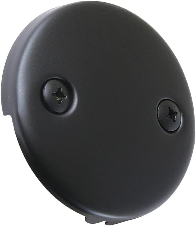 DTT100MB Made To Match Bathtub Overflow Plate, 3-3/16 Inch Diameter ...