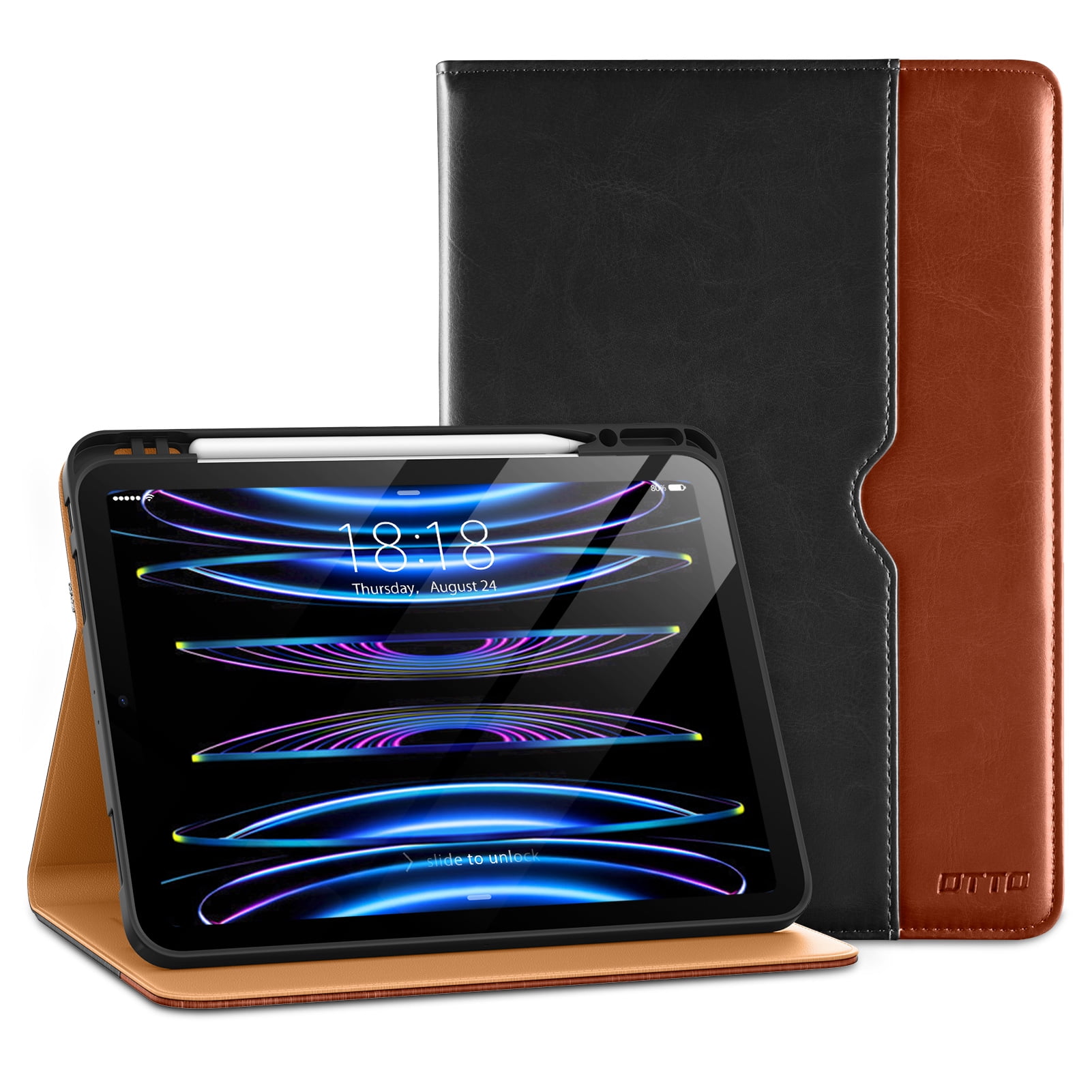 DTTO iPad Pro 12.9 6th / 5th / 4th / 3rd Gen Case,Premium Leather Folio ...