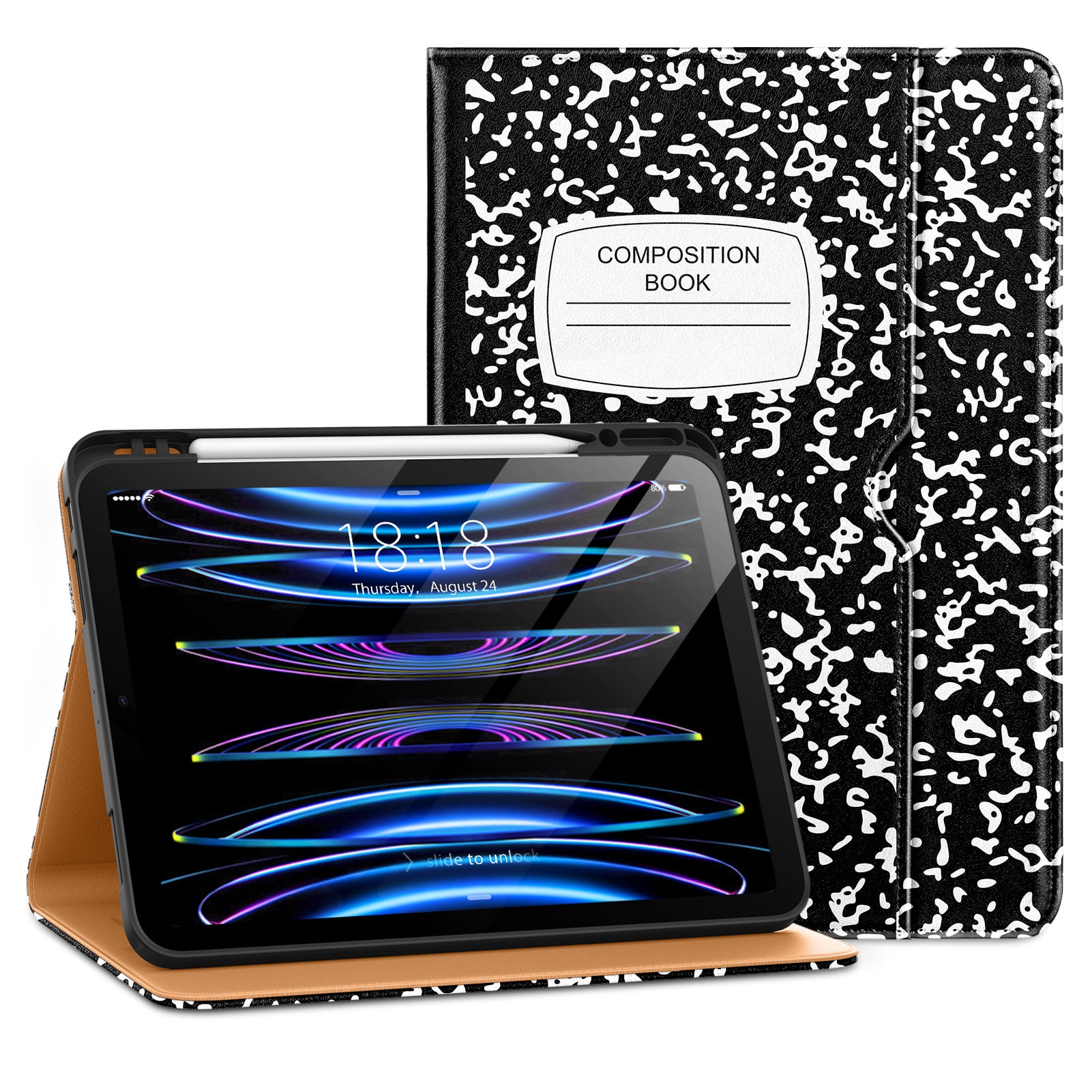 DTTO iPad Pro 12.9 6th / 5th / 4th / 3rd Gen Case,Premium Leather Folio ...