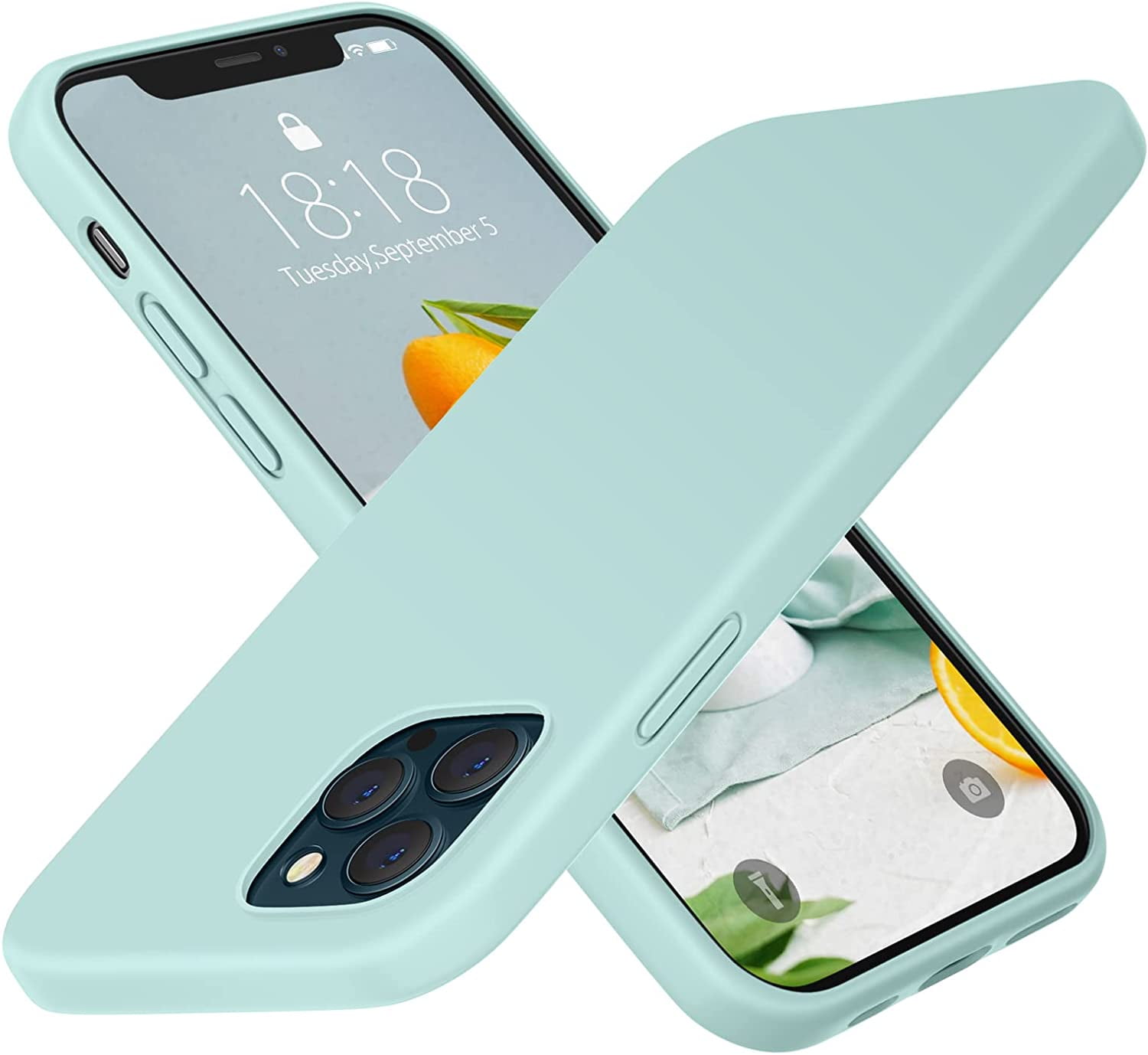 DTTO iPhone 12/12 Pro Case, Liquid Silicone Shockproof Cover [Enhanced ...
