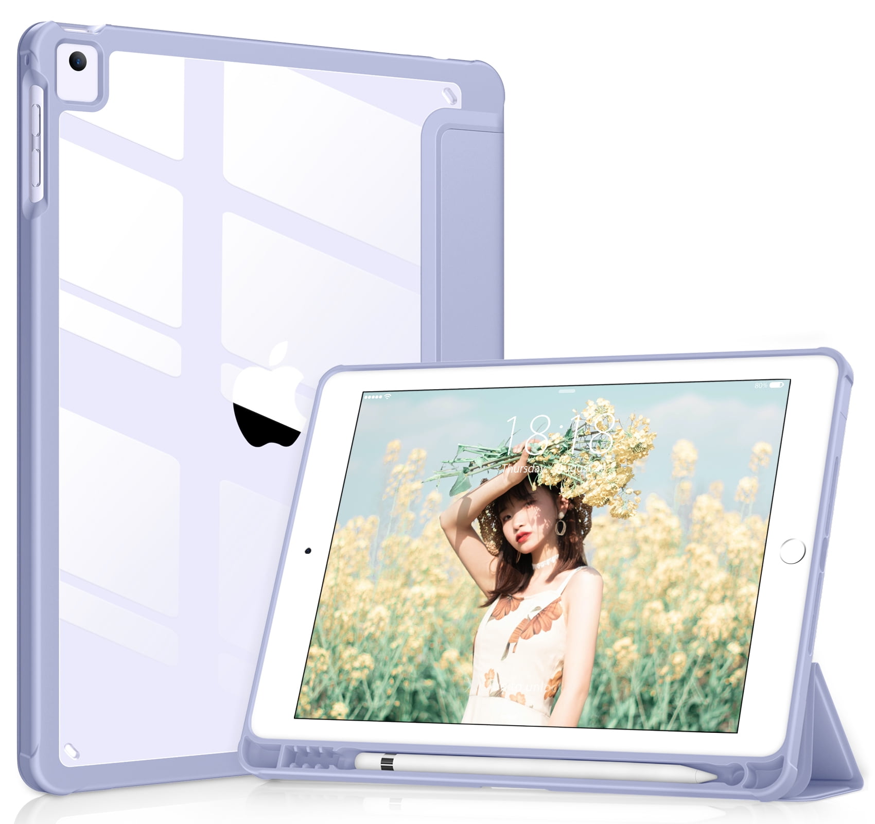 DTTOCASE iPad 6th / 5th Generation Case,iPad Air 2 & 1 Case,Clear 9.7 ...