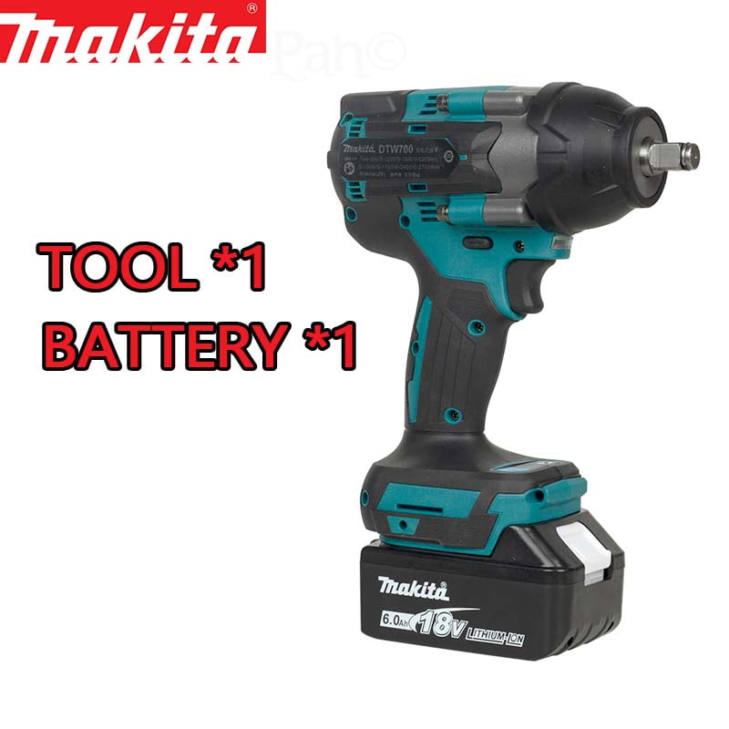 DTW700 New Brushless Electric 18V Wrench Cordless Drill Screwdriver Free Delivery Large Torque ...