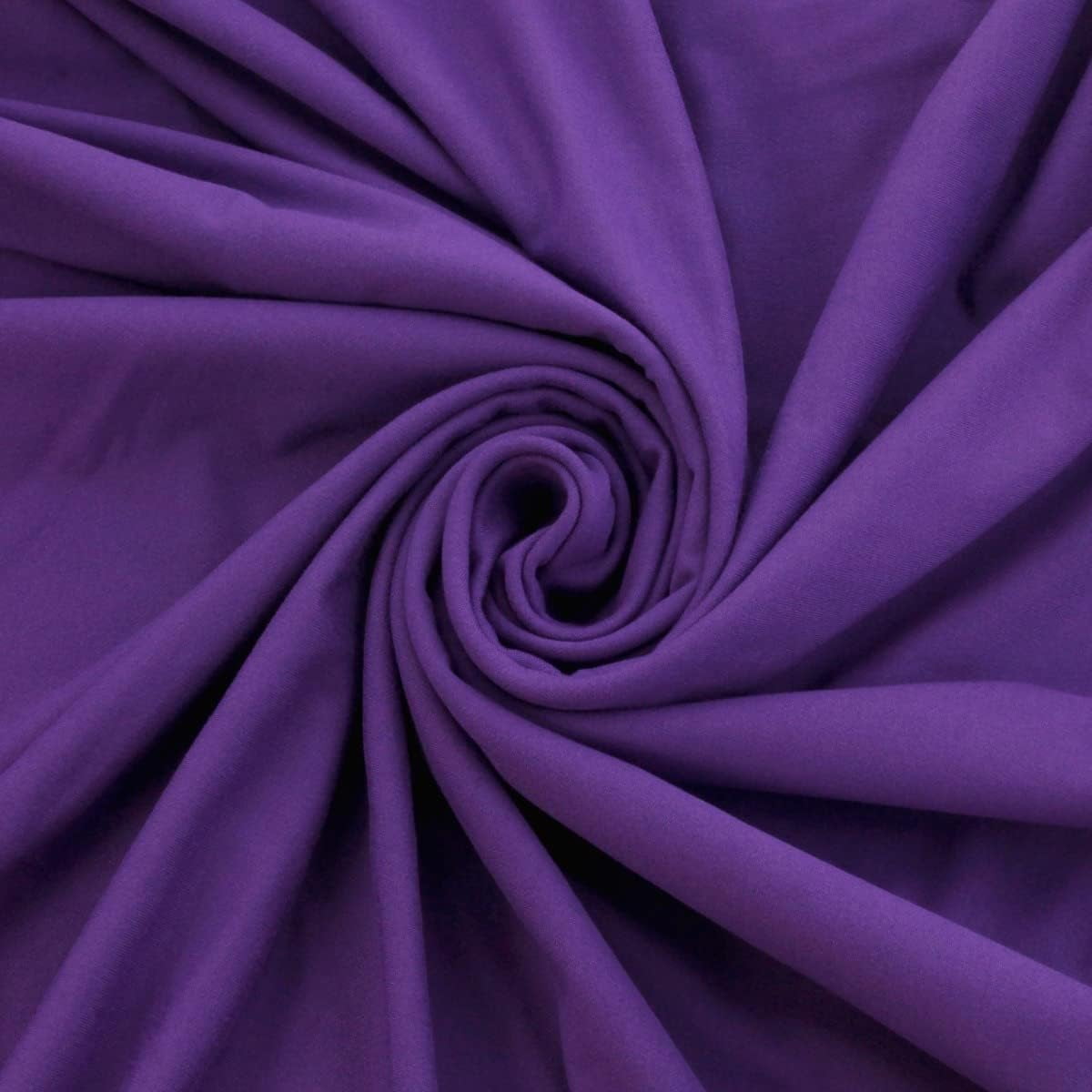 DTY Double-Sided Brushed Fabric 4 Way Stretch Jersey Knit Apparel 58/60 ...