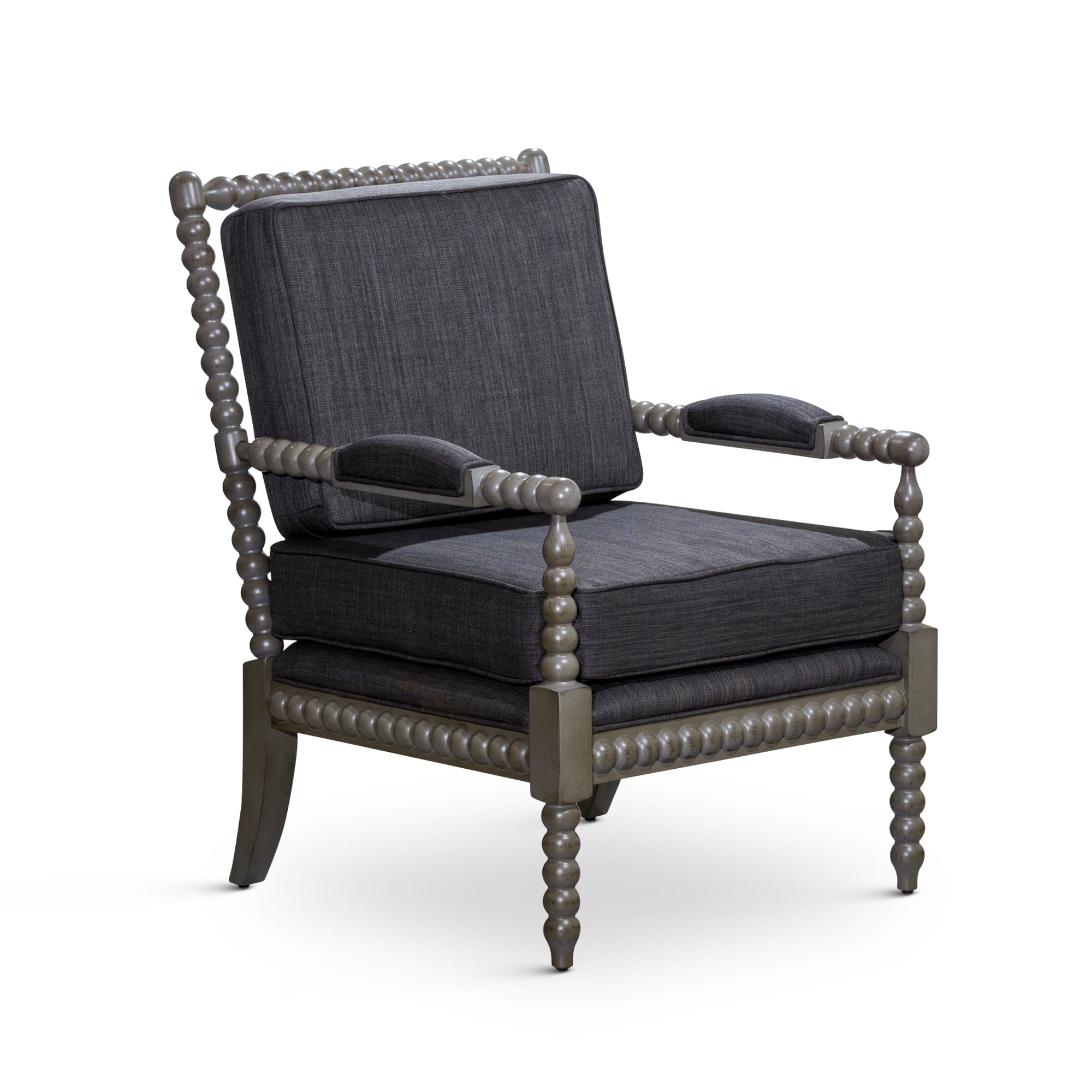 DTY Indoor Living Silverthorne Spindle Chair: Elegant Accent Arm Chair ...