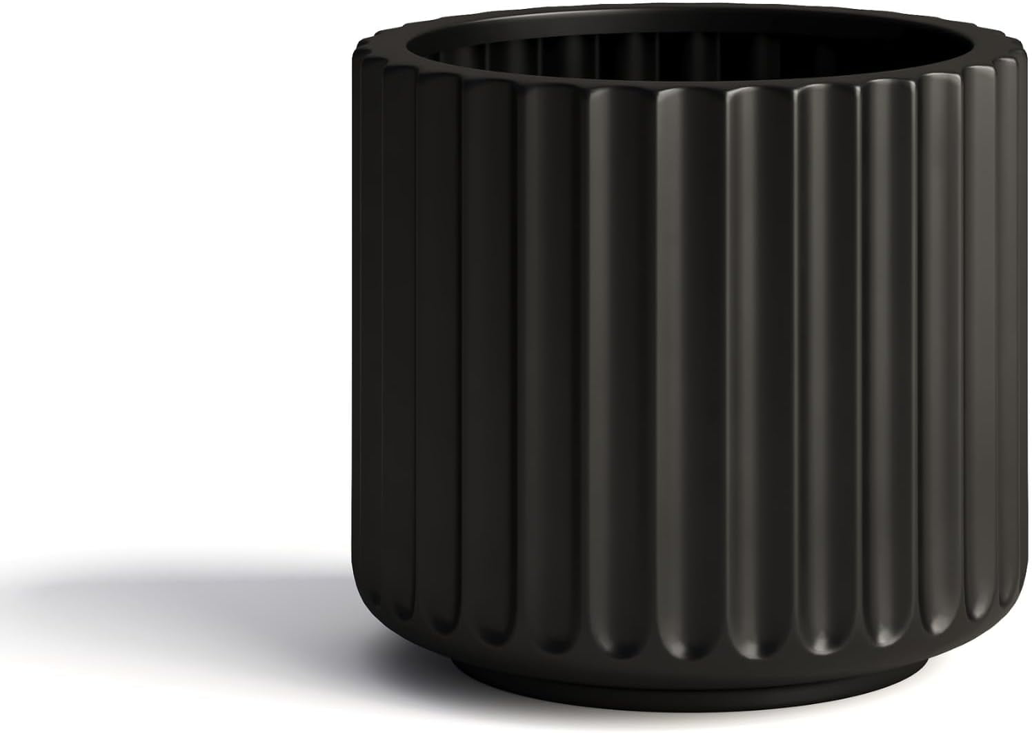 DTY Signature Mount Shavano 1-Piece Fluted Fiberstone Planter for ...