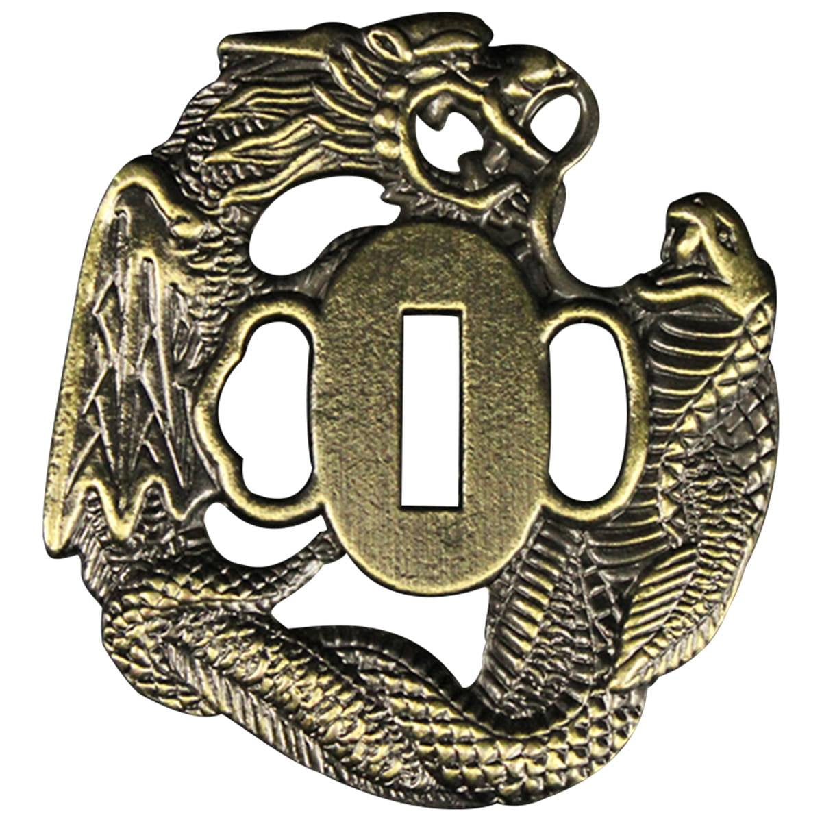 DTYES Alloy/Iron Samurai Sword Tsuba/Guard for Katana Wakizashi Tanto ...