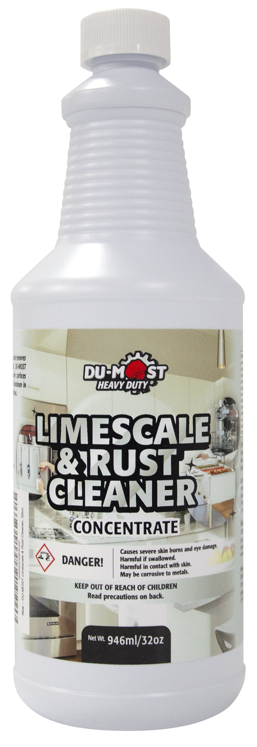 DU-MOST Limescale & Rust Cleaner Concentrate Liquid, Bathroom & Kitchen ...