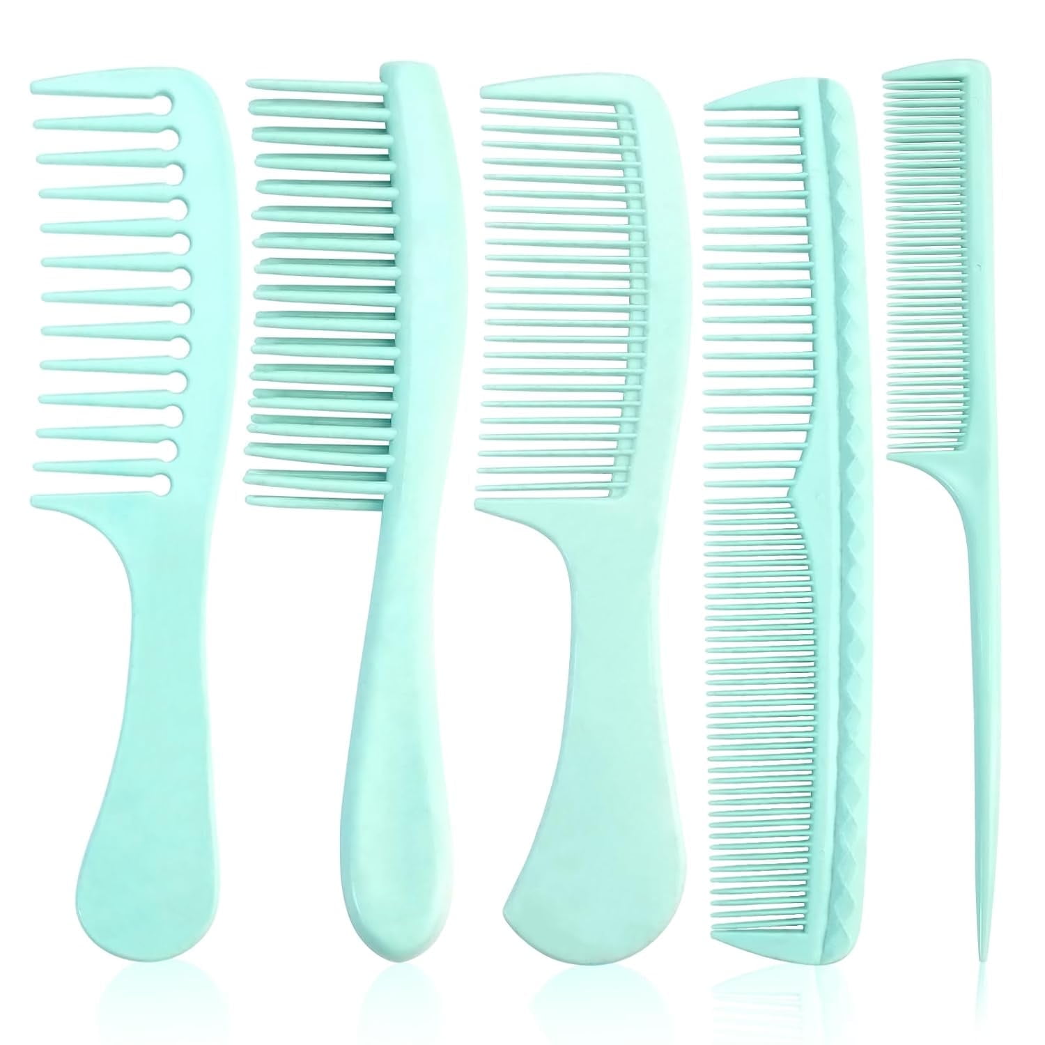 DUAIU 5Pcs Hair Combs for Women, Comb Set for Hair Styling and ...