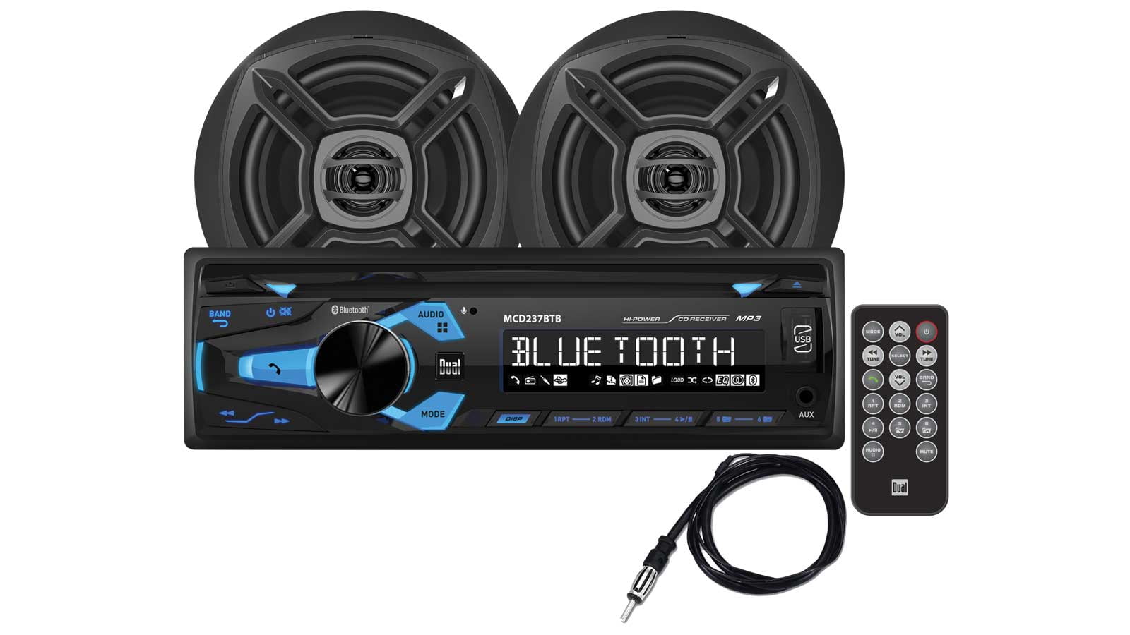 DUAL BLUETOOTH W/2SPKRS BLK - Walmart.com