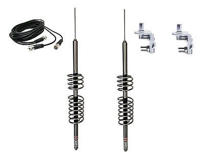 DUAL PREDATOR 10K K-2-6 CB,HAM ANTENNA, 12FT DUAL COAX, 2 RV1 BRACKETS ...