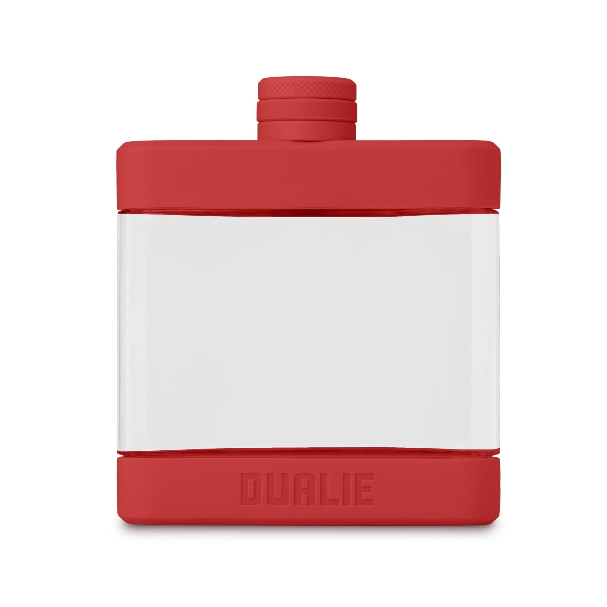 DUALIE 6 oz Hip Flask for Liquor - Undetectable Shatterproof Alcohol ...