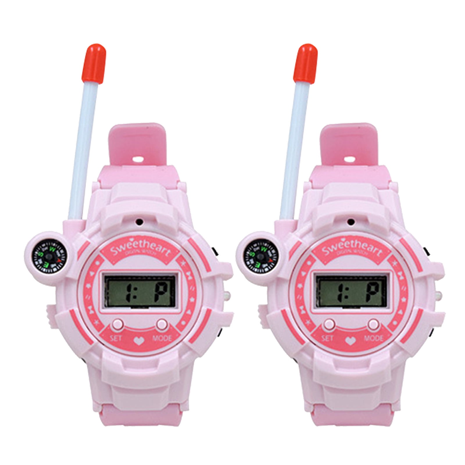 DUAONETS 1Pair Watch Wireless Walkie Talkie Multifunction USB Charging ...