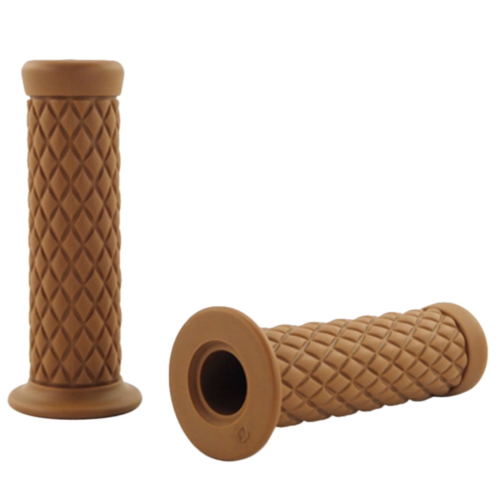 DUAONETS 2x 7/8 22mm Rubber Handlebar Hand Grip Bar End for Motorcycle ...