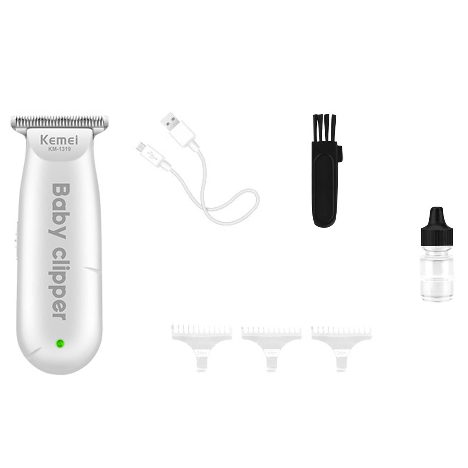 DUAONETS Baby Hair Clippers Ceramic Electric Kids Hair Trimmer Ultra ...