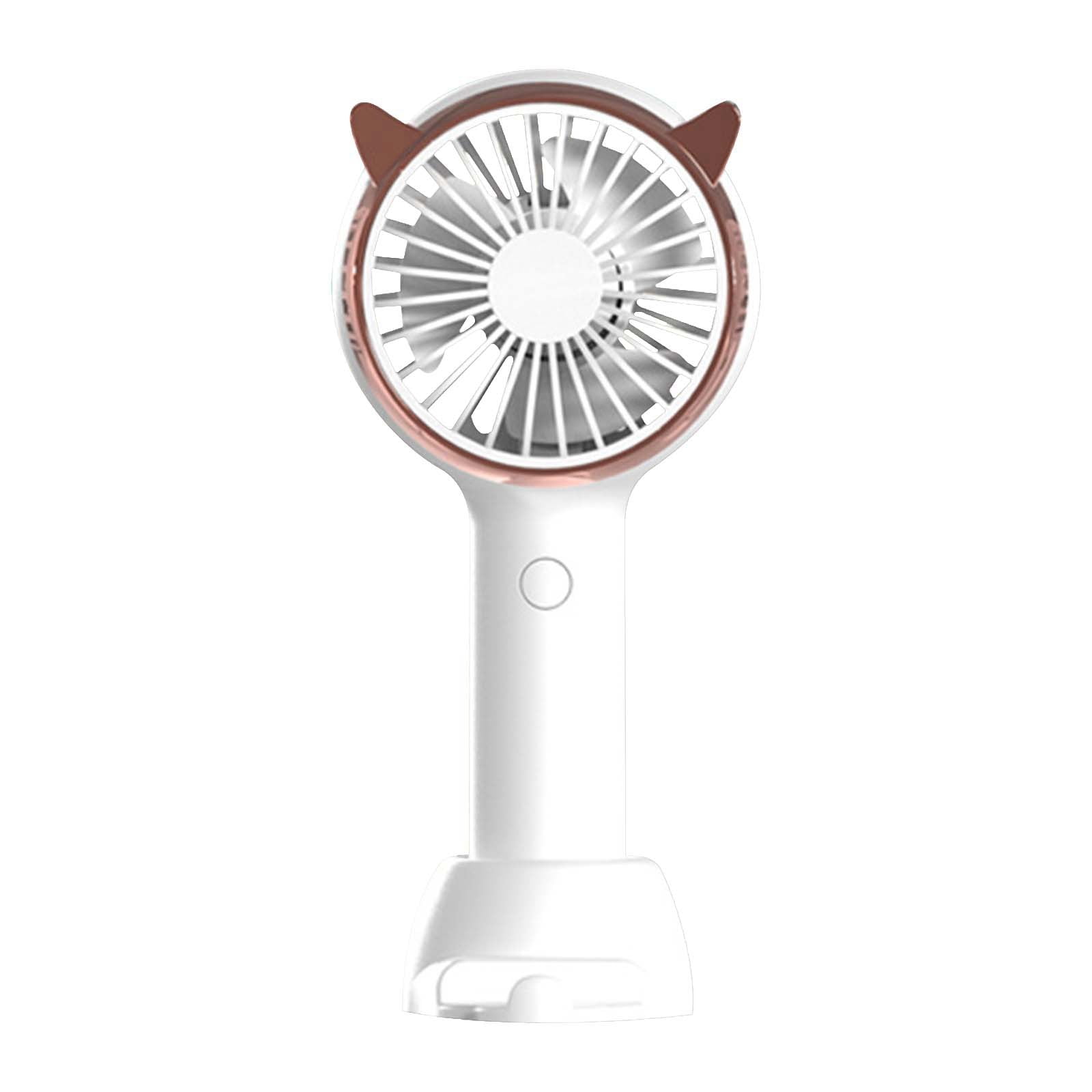 DUAONETS Mini Portable Fan Powerful Handheld Fan Cute Design 3 Speed ...