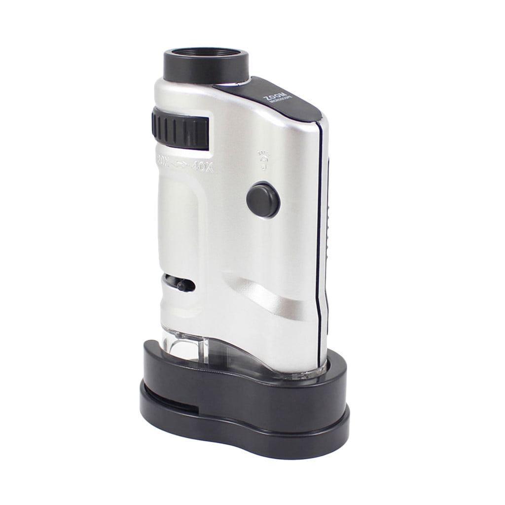 DUAONETS Portable Pocket Mini Microscope 20-40X Digital Scope Magnifier ...