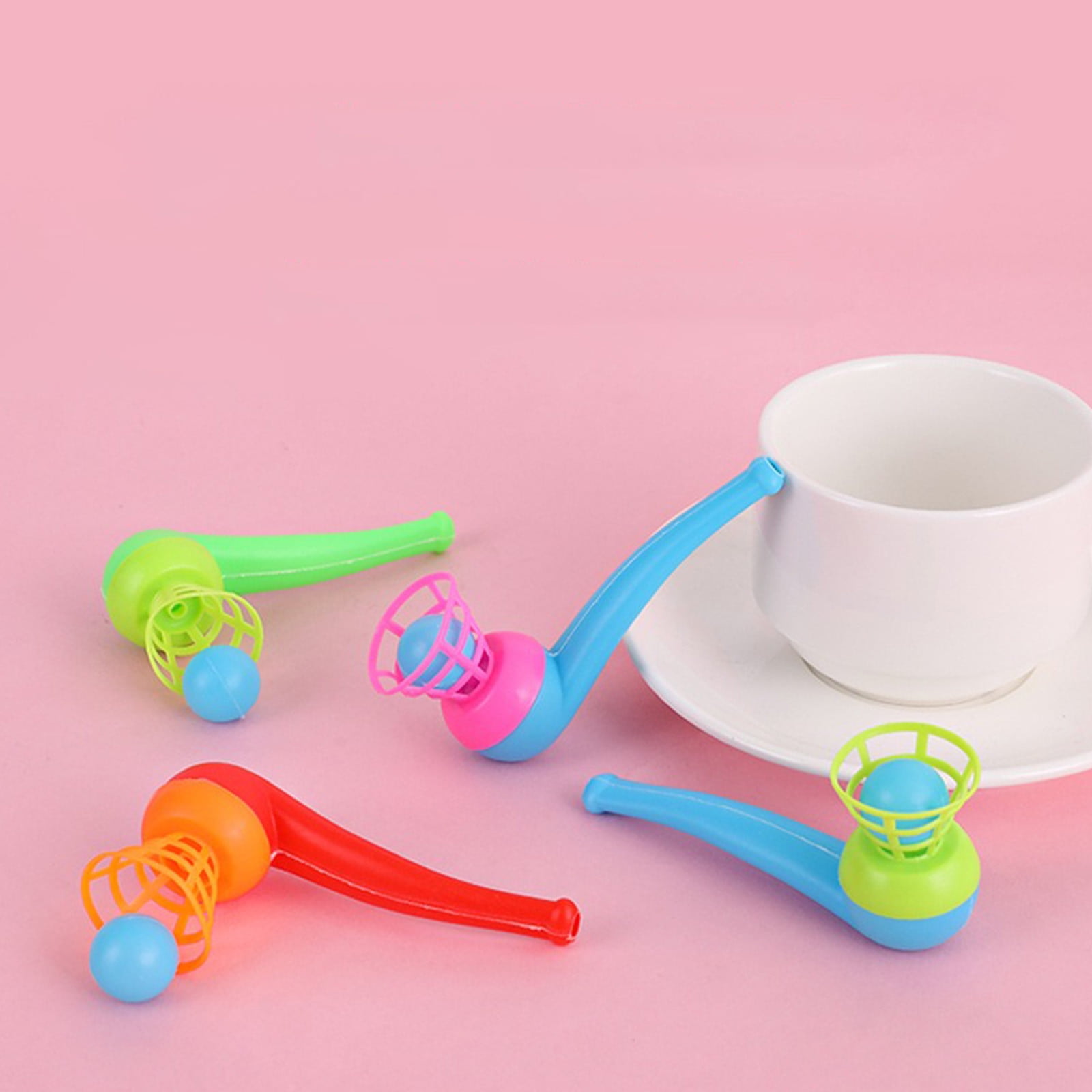 DUAONETS Suspended Blow Pipe Blow Ball Rod Board Game for Children ...