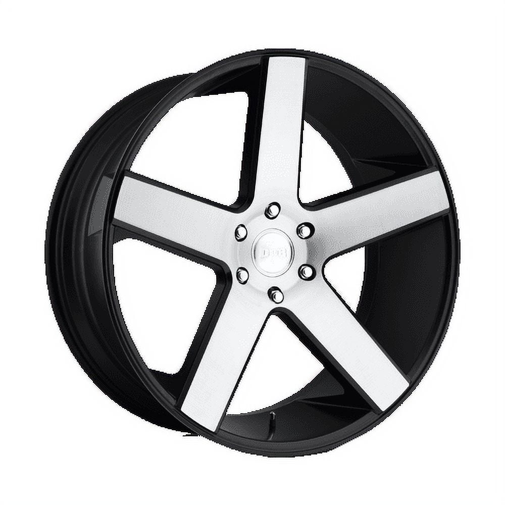 DUB 1PC Aluminum Rim S217 BALLER 22X9.5in Gloss Black Brushed Finish ...