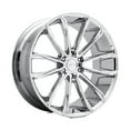 DUB 1PC Aluminum Rim S251 CLOUT 24X10in Chrome Plated Finish ...
