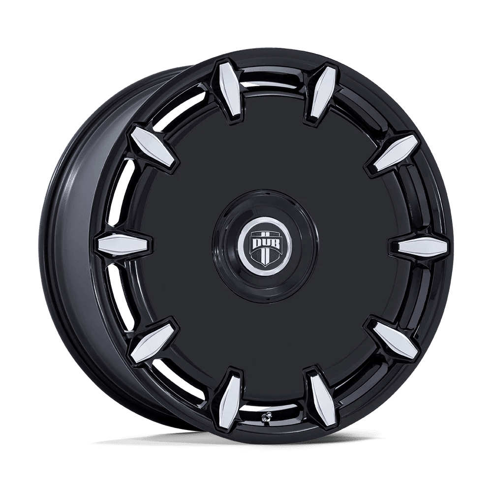 DUB 1PC Cast Aluminum Wheel S271 26x10 6x135/5.5 G-BLK-MILL 30mm ...