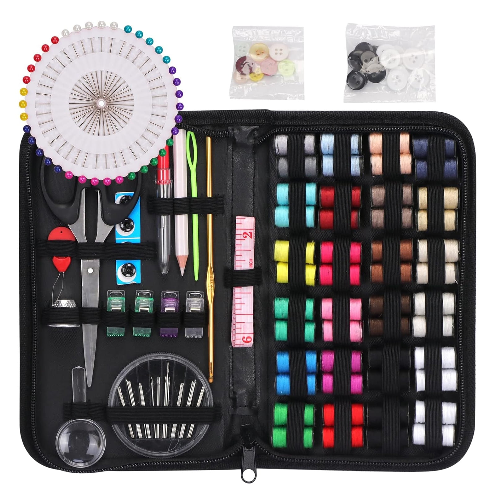 DUBEN Sewing Kit for Adults, 172 PCS Premium Sewing Kit, Needle and ...