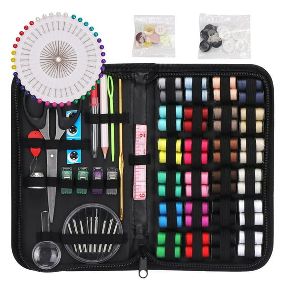 21 Pieces of Portable Sewing Kit Diy Sewing Set Needle and Thread Box ...