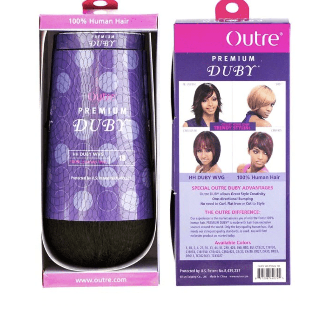 DUBY 8" Premium Human Weave Hair By Outre (Color #2) - Walmart.com