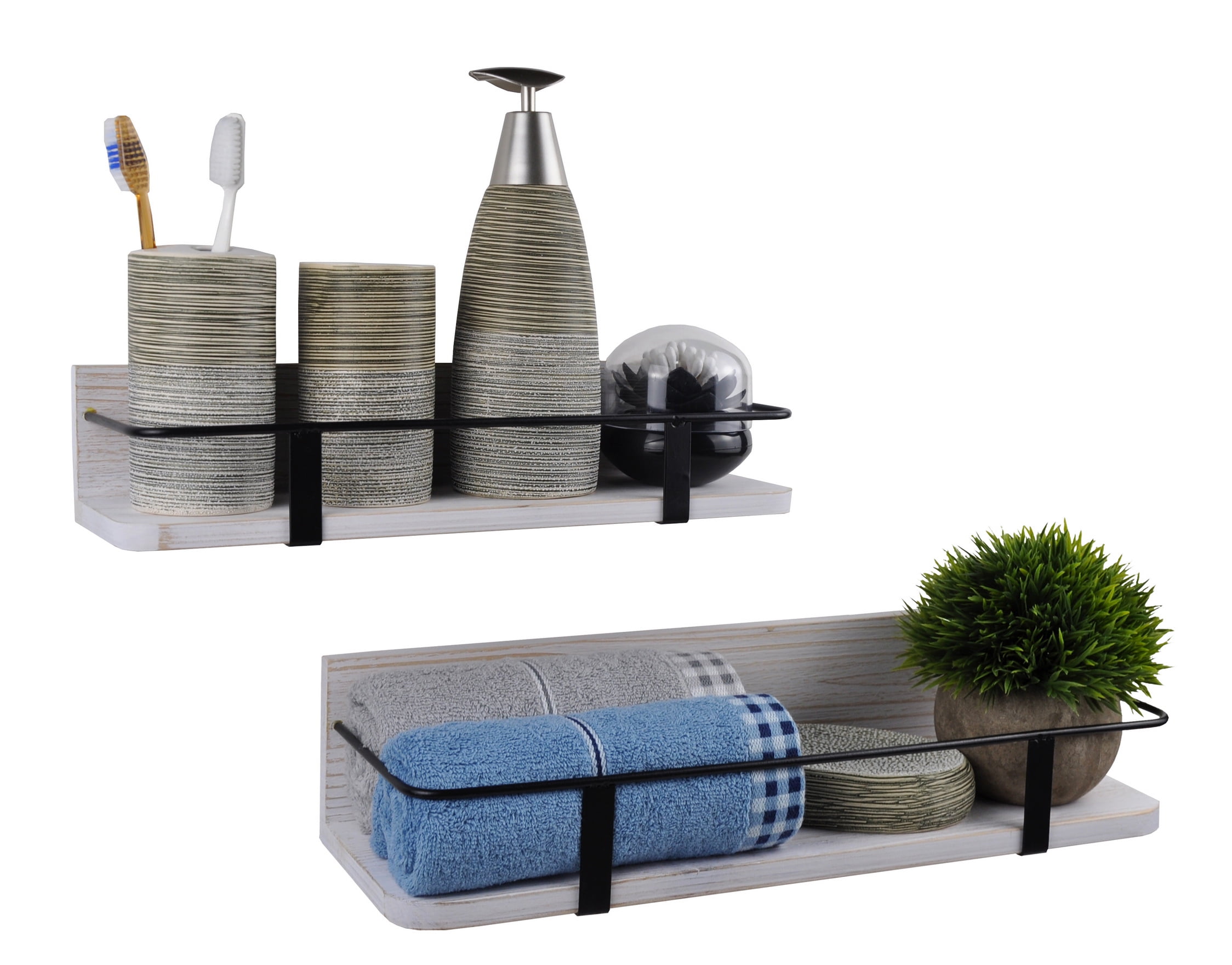 DUCIHBA Wall Mount Floating RV Shelves - Home Storage Organize Display ...