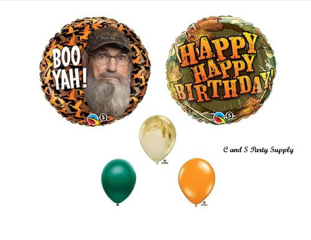 DUCK DYNASTY Uncle Si Camouflage Happy Birthday Party Balloons Favors ...