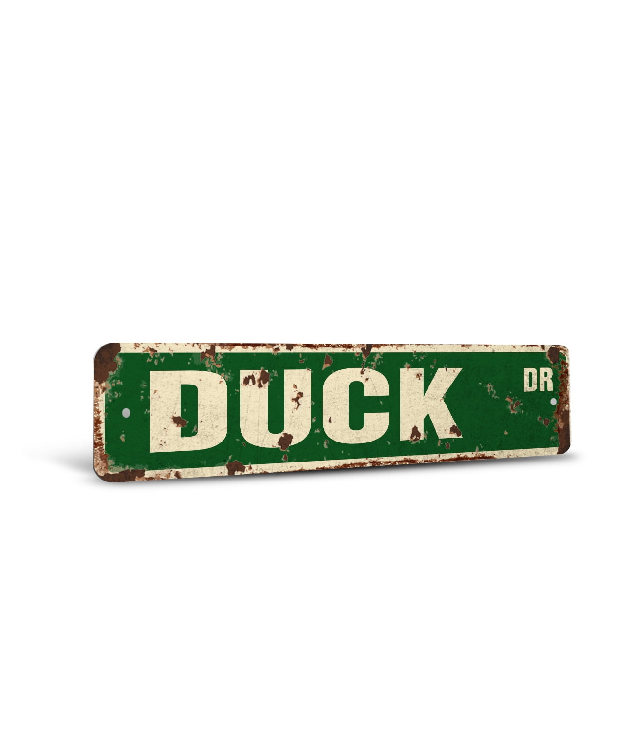 DUCK Vintage Style Rustic Street Sign – Quack Bird Pond Feathers Hunter ...