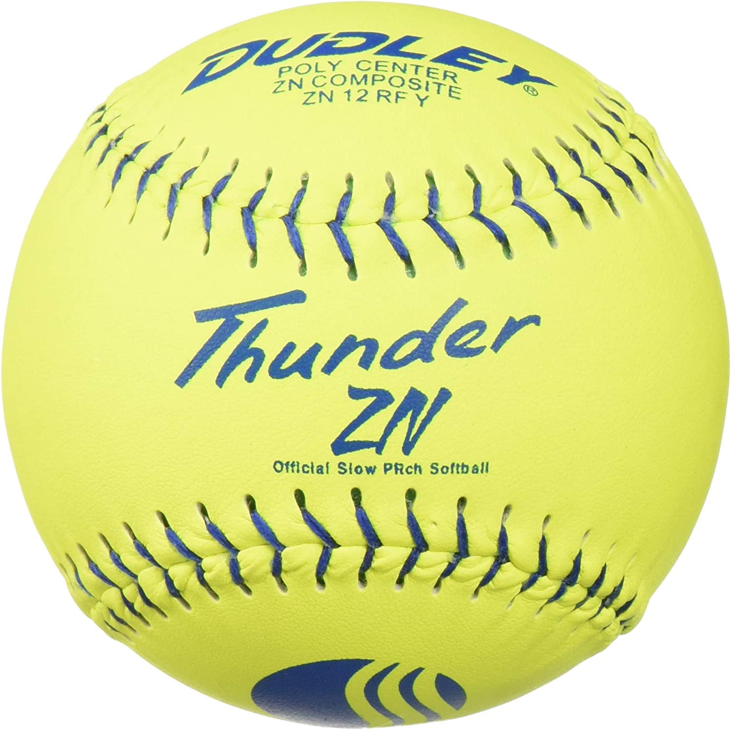 DUDLEY 12" USSSA Thunder ZN Slowpitch Classic M Stamp Softball - 12 ...