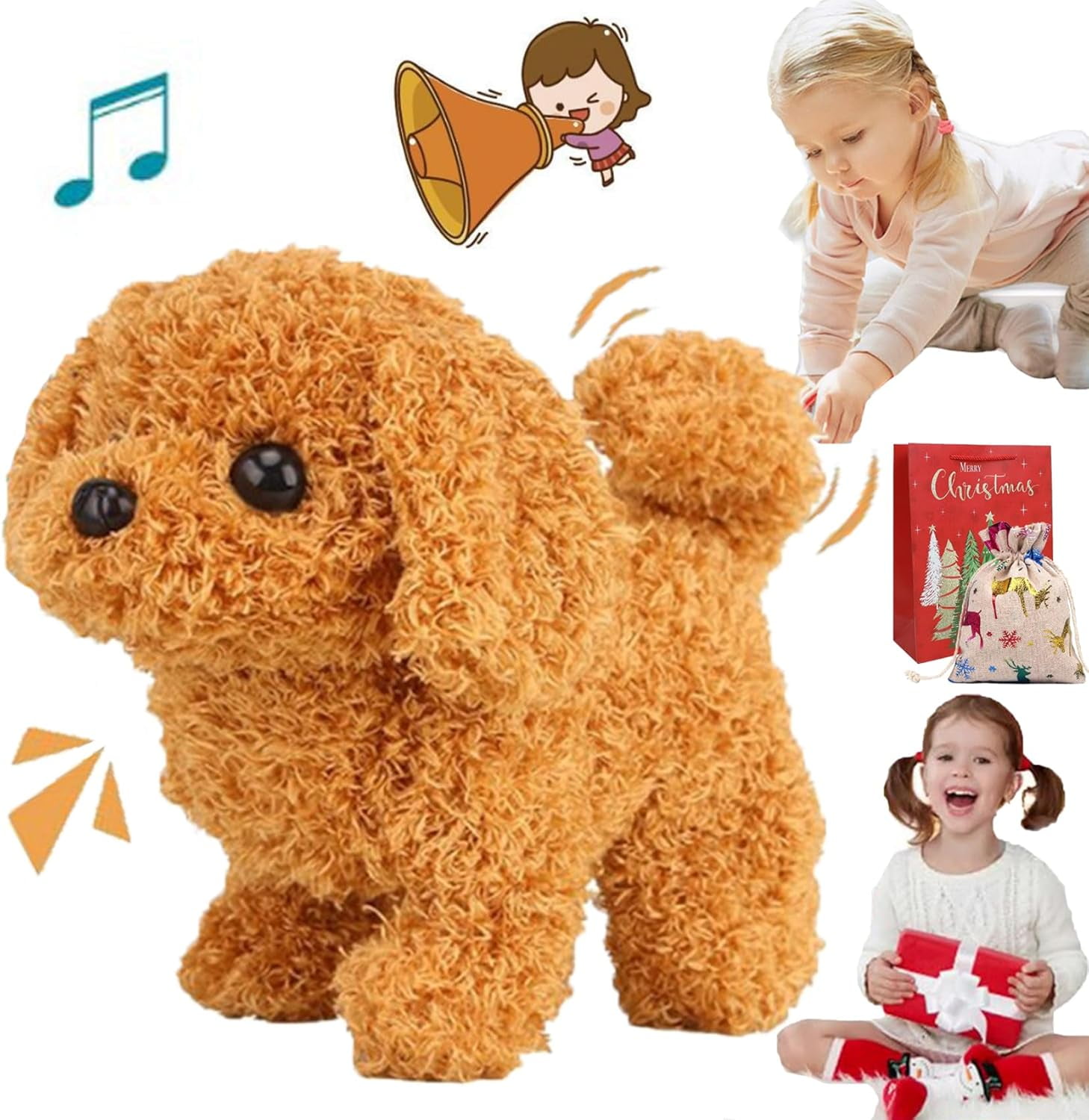 DUDUMAO Electric Robot Dog, Realistic Robot Puppy, AI Robotic Dog, My ...