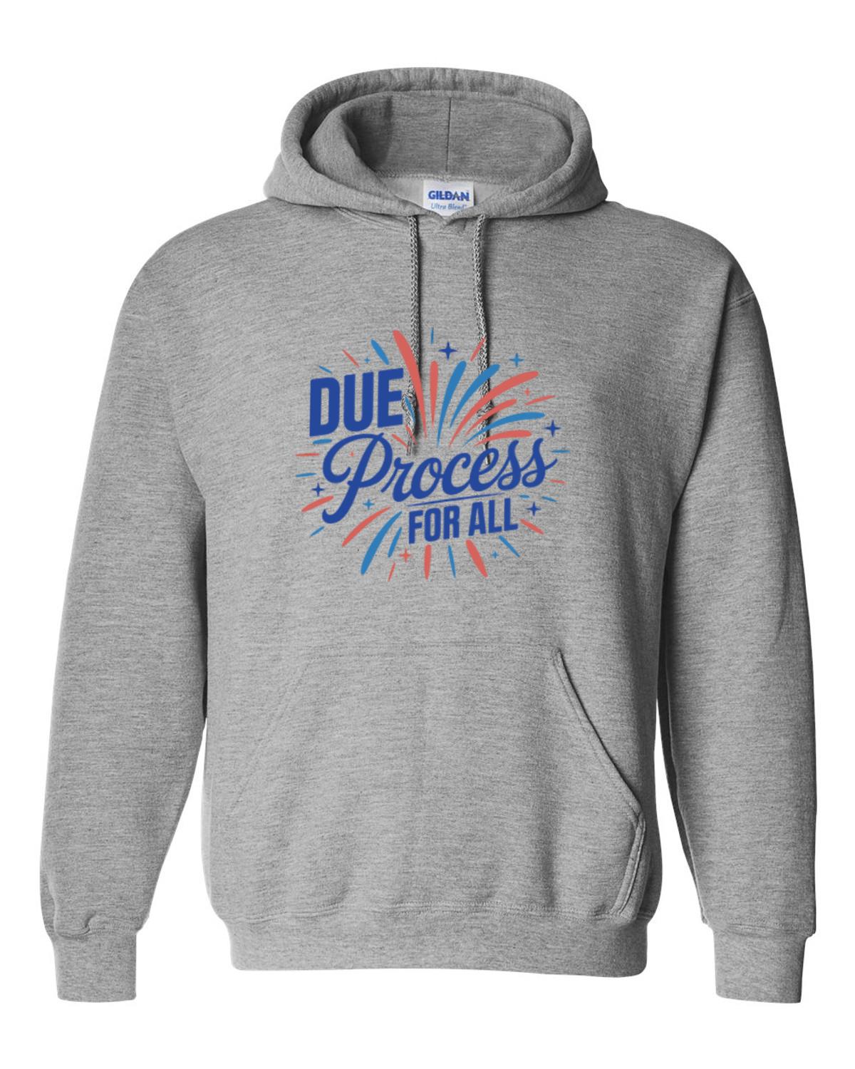 DUE PROCESS For All 4th Of July Justice Law Legal USA Graphic Pullover ...
