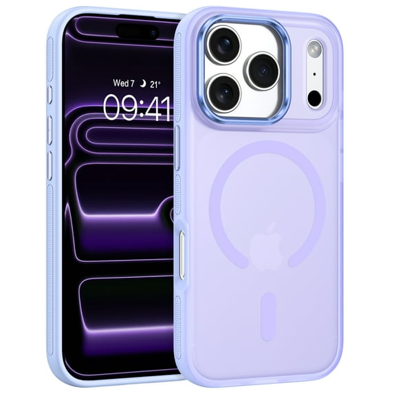 DUEDUE Magnetic iPhone 17 Pro Case 6.3" - Slim Fit Matte Translucent ...