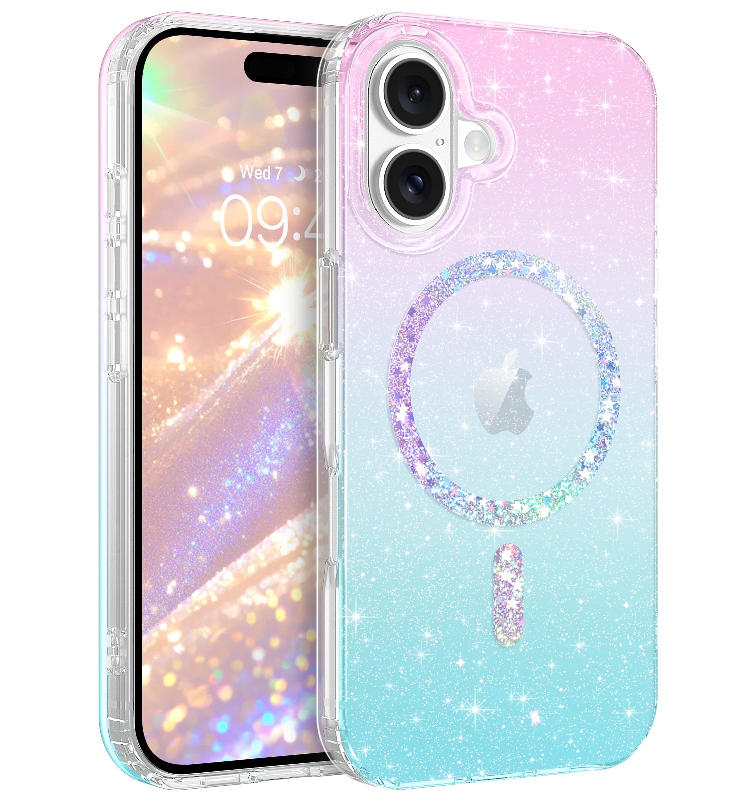 DUEDUE for iPhone 16 6.1" Case Magnetic, Compatible with Mag-Safe ...