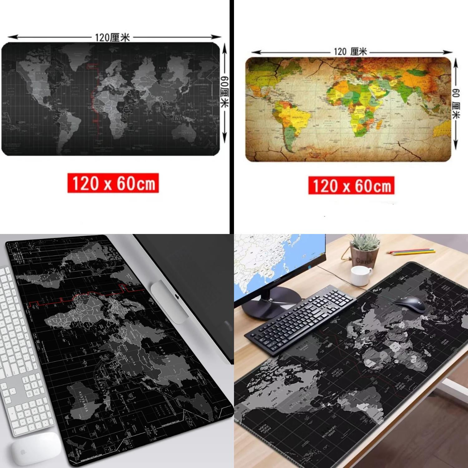 DUFDERIA 1200Mm X 600Mm XXXL Super Large Rubber Mouse pad Gamer ...